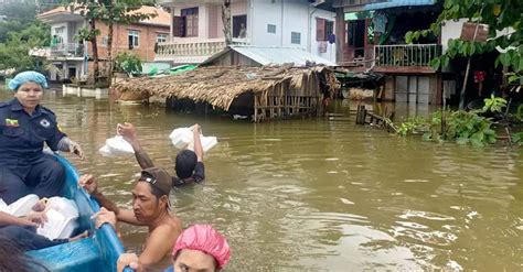 Dvb ပဲခူး ရေဘေးသင့်ပြည်သူ ၇၅၀ ကျော် အကူအညီများ လိုအပ်