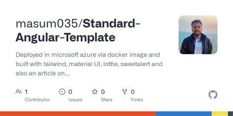 Github Masum035standard Angular Template Deployed In Microsoft Azure Via Docker Image And