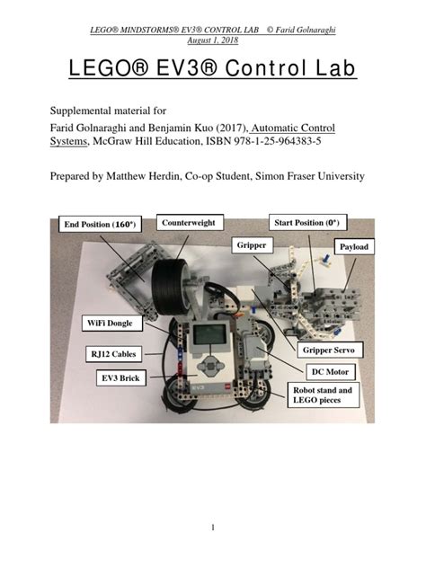 Lego Ev3 Control Lab Matthew Herdin August 1 2018 Fg Pdf Electric