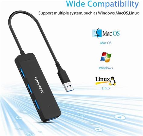 白菜价！onvian Usb 3 0 Hub 4口usb集线器3 3折 5 59加元！ 加拿大打折网