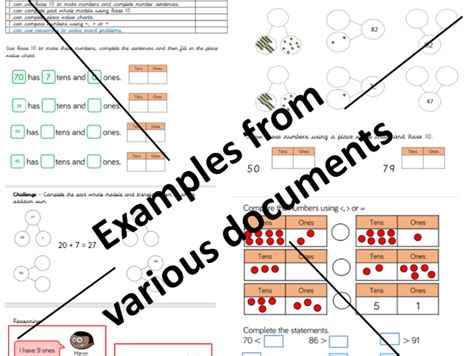 Year 1 White Rose Summer Block 4 Number Place Value Within 100 Teaching Resources