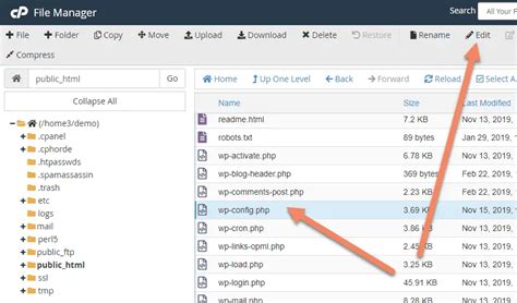 How To Edit Files In Cpanel