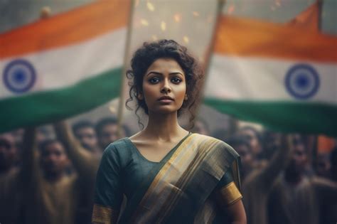 Premium Ai Image India Independence Day Celebrated On August 15 To