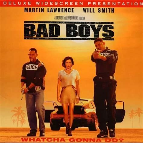 Bad Boys Ws Cc Clvcav Ntsc Laserdisc Will Smith Martin Lawrence Lisa