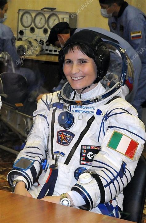Italian Astronaut Samantha Cristoforetti — Stock Editorial Photo