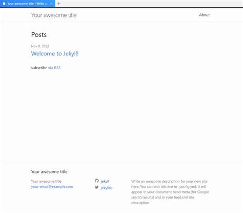 如何在windows下安装jekyllwindows Jekyll Csdn博客
