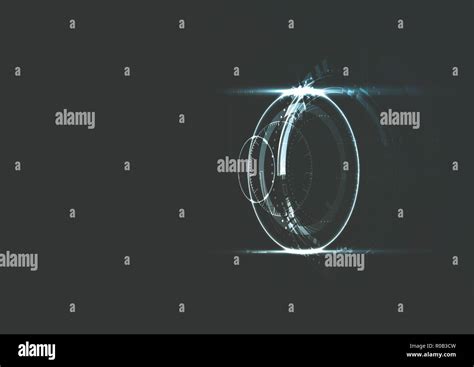 Technological Security Scan System Abstract Background Vector Design
