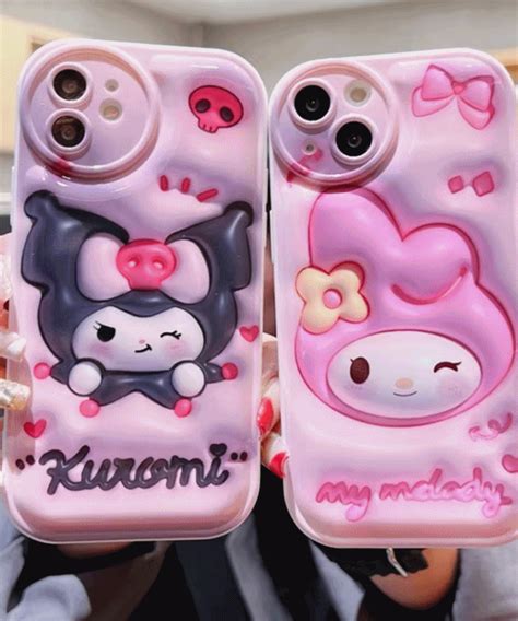 쿠로미케이스 헬로키티케이스 마이멜로디케이스 키티케이스 3d 폰케이스 젤리 범퍼 케이스 아이폰15 14 13 12 11 X 8 7 6 프로 프로맥스 미니 플러스 케이스 에이블리