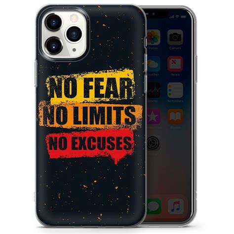 Motivational Quotes Phone Case Slogan Cover For Iphone 11 Pro Etsy