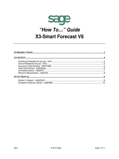 sage x3 user guide htg smartforecast interface pdf pdf forecasting information