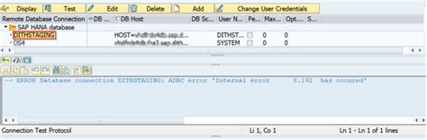 3408867 Adbc Error Internal Error 8192 Has Occurred In Dbacockpit