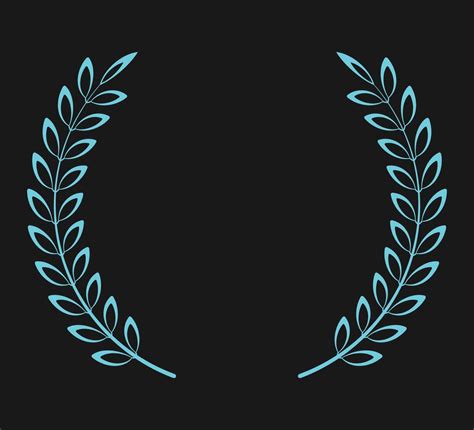 Blue Circle Leaf Circle Design 70004680 Vector Art At Vecteezy