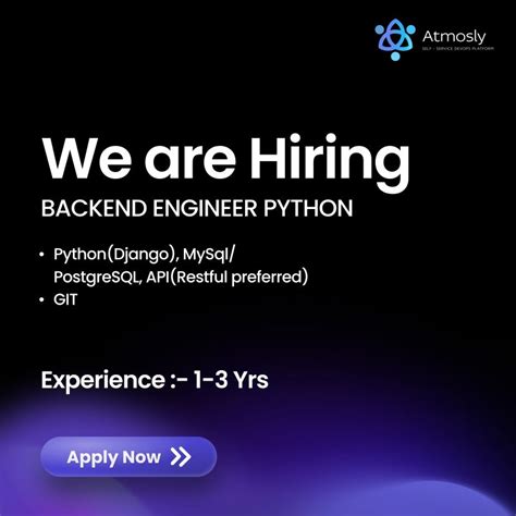 atmosly on linkedin python api git postgresql gurgaon