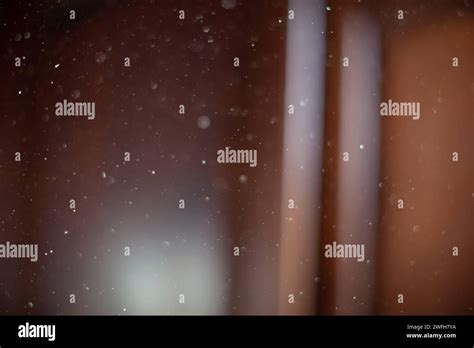 Dust Particles Flying In The Bedroom Stock Photo Alamy