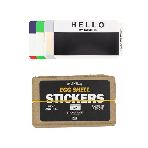 Egg Shell Stickers Priority Slaps 80 Pcs Indafront
