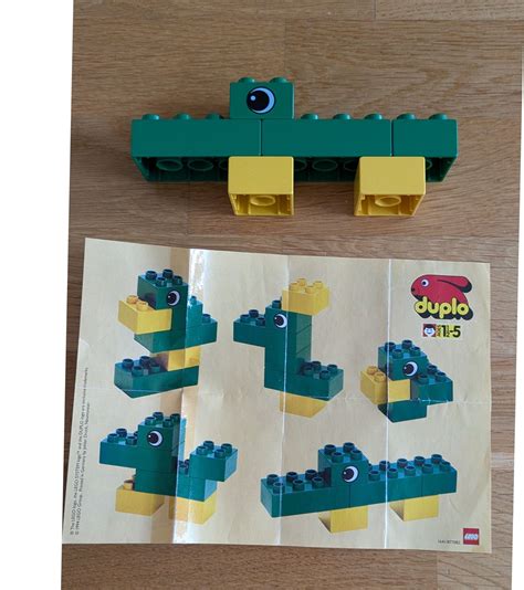 Lego Duplo Krokodil Med Original Ritning Från Köp På Tradera 644459450