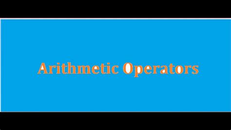 11 What Are The Arithmetic Operators In Javascript In Telugu