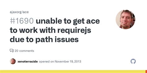 Unable To Get Ace To Work With Requirejs Due To Path Issues · Issue
