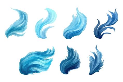 Premium Ai Image Ui Set Vector Illustration Of Air Flow Wind Isolate On White Background