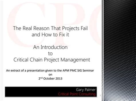 Critical Chain Project Management Pps