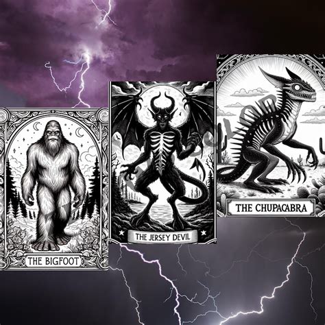Cryptid Tarot Etsy