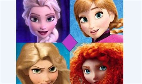 Are You Elsa Anna Rapunzel Or Merida