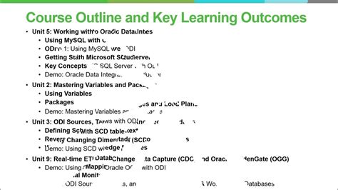 Mastering Oracle Data Integrator Odi Youtube