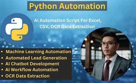 Do Python Ai Chatbot Ai Automation Script For Excel Csv Ocr Data