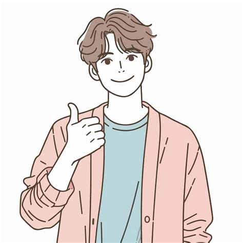 소년 터 캐릭터 프리미엄 Ai 생성 벡터