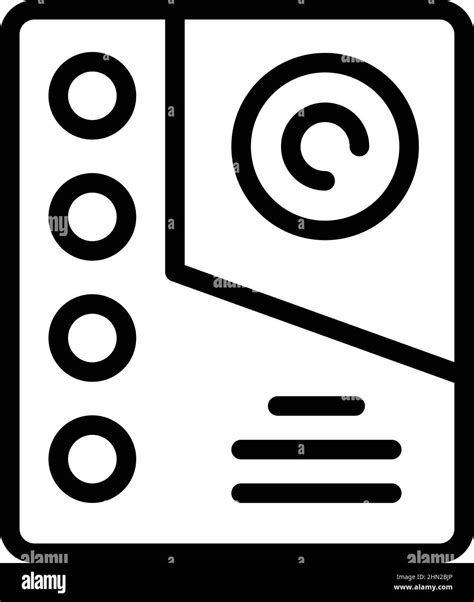 Modern Video Intercom Icon Outline Vector Camera Security Control Alarm Stock Vector Image Modern Video Intercom Icon Outline Vector Camera Security Control Alarm Stock Vector Image