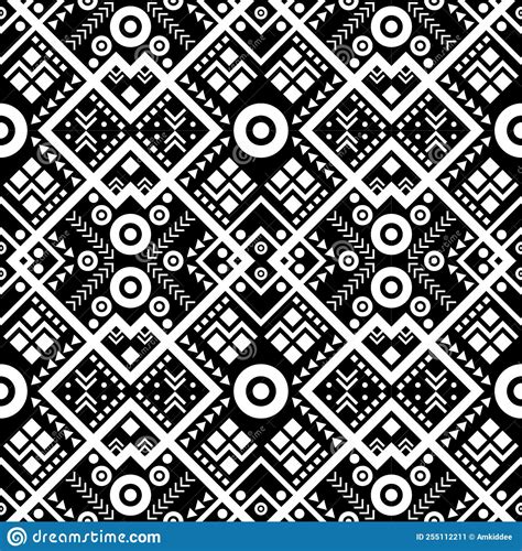 Geometic Pattern Vector Illustration 255112082