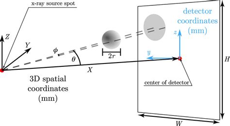 Coordinate System Used In 3d Space X [x Y Z] In Mm The Detector Download Scientific Diagram