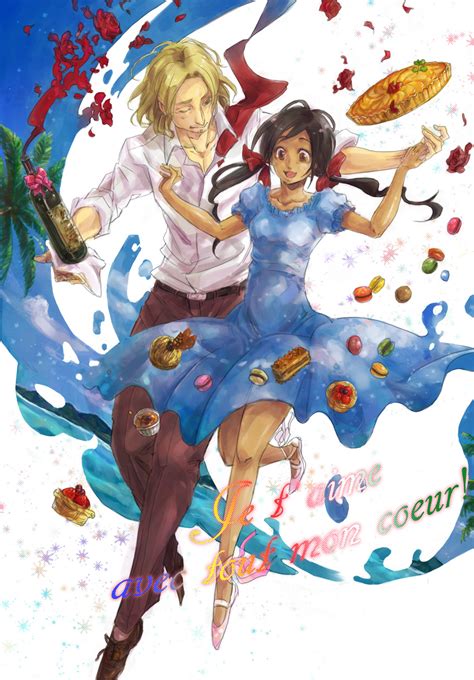 France And Seychelles Axis Powers Hetalia Drawn By Ktsn Danbooru