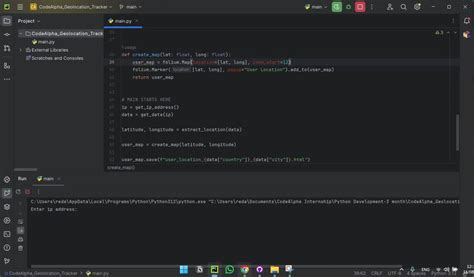 Shadi Elattar On Linkedin Python Codealpha Internship Pythondeveloper Folium Request
