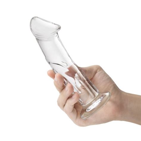 Glas 6 Glass Dildo With Veins And Flat Base Sex Toys At Adult Empire