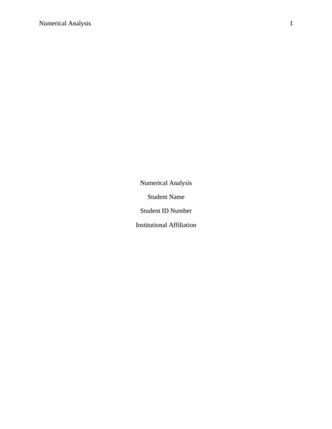 Numerical Analysis Interpolation Differential Equations And Methods