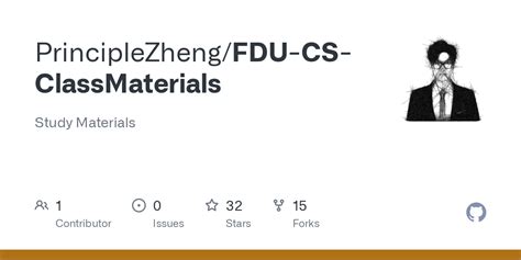 GitHub PrincipleZheng FDU CS ClassMaterials Study Materials