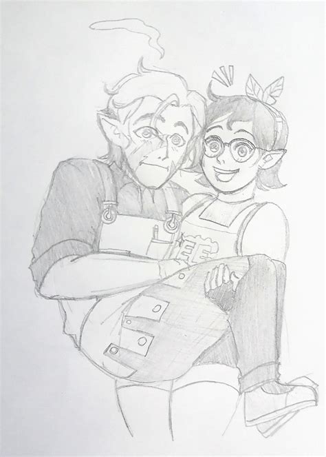 This Adorable Art Of Hunter And Willow Toh Rrolereversal