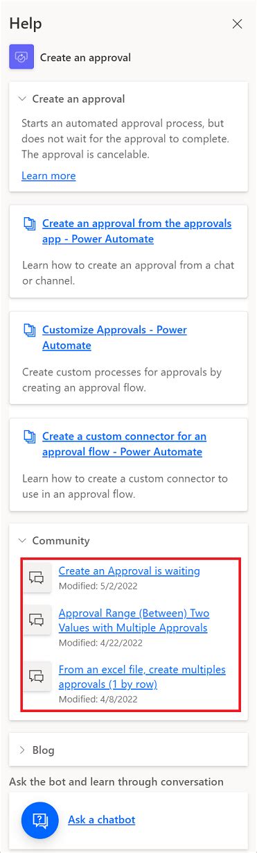 Microsoft Copilot Studio 봇에서 흐름에 대한 상황별 도움말 받기 Power Automate