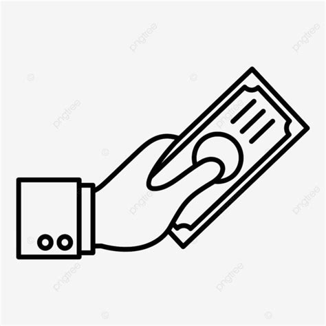 Hand Give Money Vector Png Images Hand Give Money Icon Giving Give