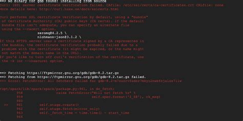 Getting Curl 60 Server Certificate Verification Failed Error While