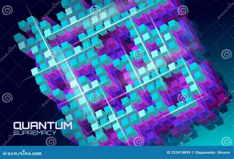 Quantum Supremacy Unveiled By Futuristic Quantum Computer Created With Generative Ai Royalty
