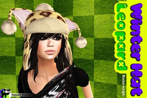 Second Life Marketplace Freakydesign Leopard Winter Hat