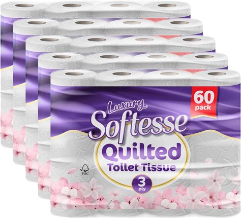 Softesse Toilet Paper 60 Rolls 3 Ply Toilet Rolls Bulk Buy