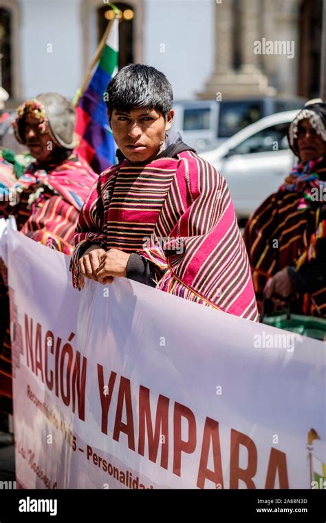 Indigenous Peoples Culture Meeting In The 25 De Mayo Square Or Plaza