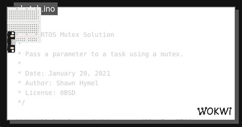 Mutex 03 Wokwi Esp32 Stm32 Arduino Simulator
