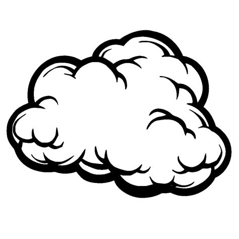Cloud Simple Outline Shapes Svg Vector File For Laser Cutting 5 K40 Laser Cutter