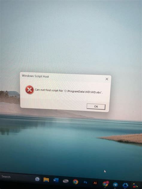 Can Not Find Script File “cprogramdatawdwdvbs Rwindows10