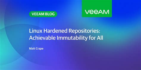 Immutable Backup Solutions Linux Hardened Repository