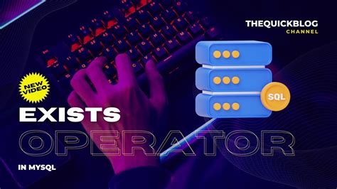 Mysql 13 Sql Where Exists Operator Youtube